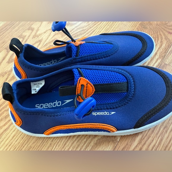 Speedo | Shoes | Speedo Water Shoes Blue And Orange Slipon Design ...